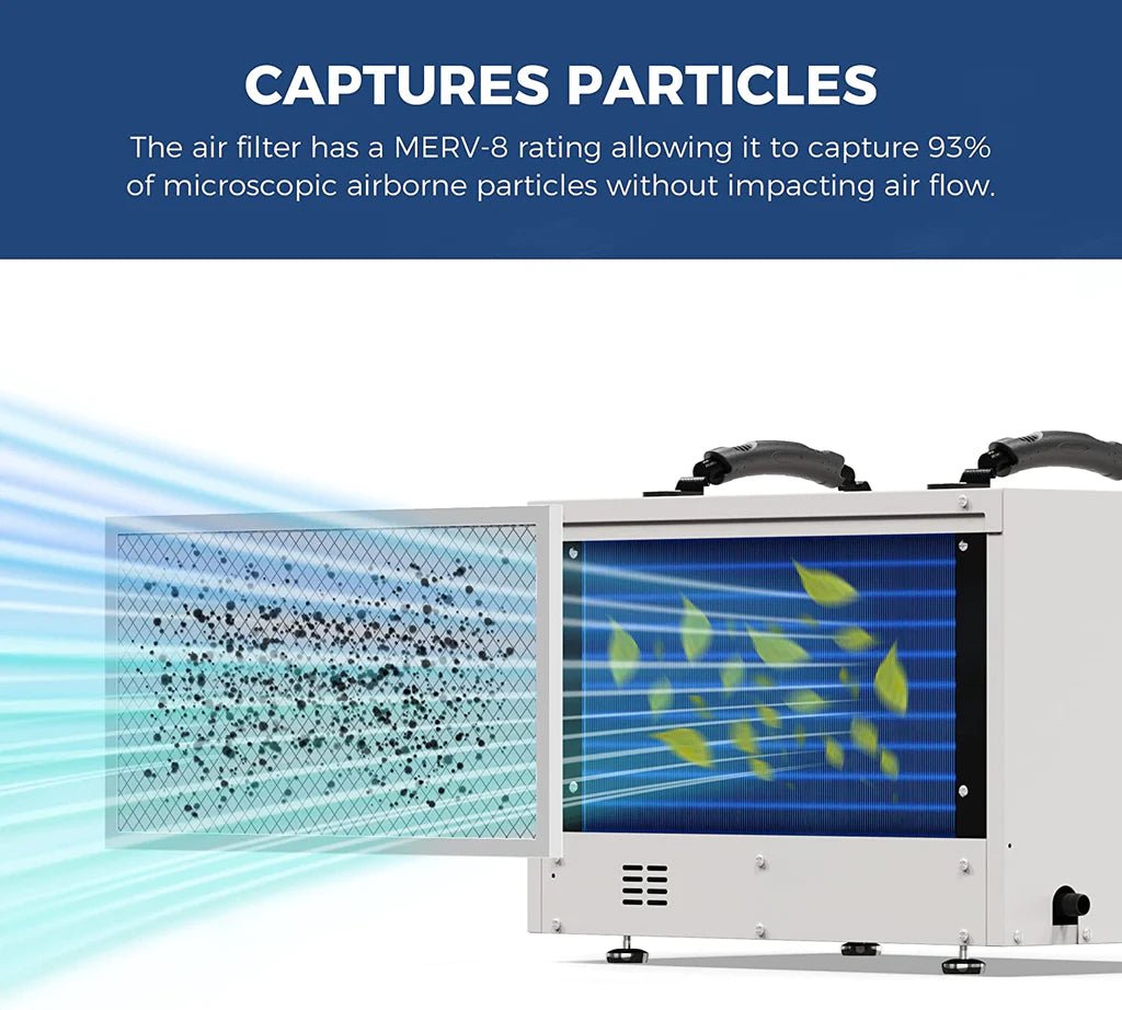 AlorAir 4-Pack MERV-8 Filter for Sentinel HD55/HDI65 Dehumidifiers – H ...