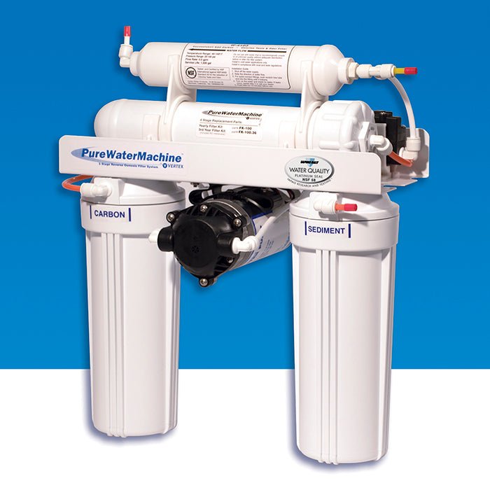 4-Stage Reverse Osmosis Water Purifier with Optional Germicidal UV ...